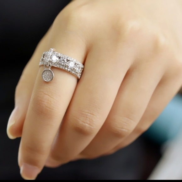 Jewelry | Luxury Fashion Dangling Accessory Rose Gold Cubic Zirconia ...